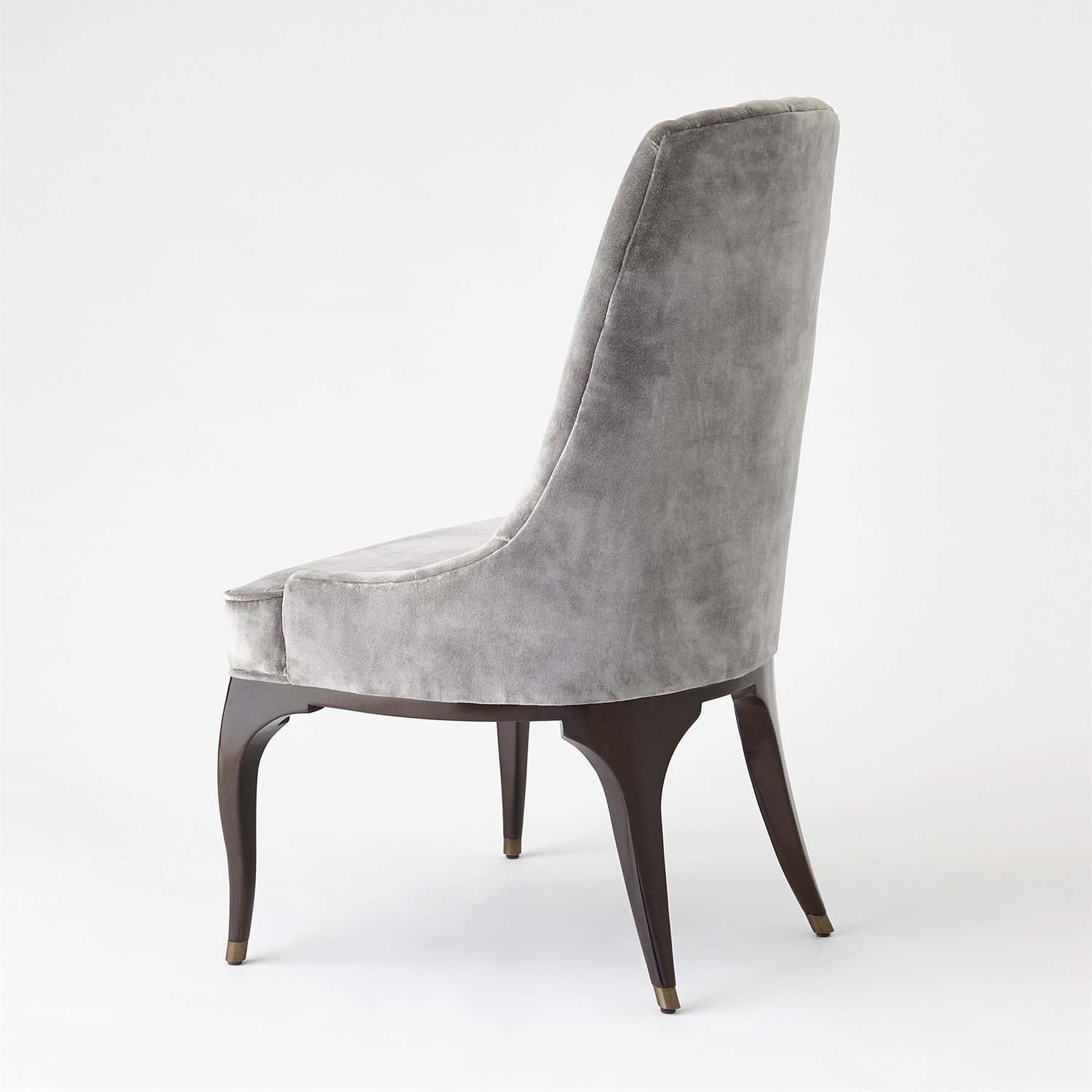 CHANNEL TUFTED DINING CHAIR-GARGOYLE – H & H Home Interiors